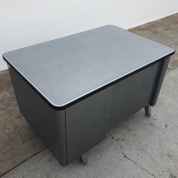 Allsteel Single Pedestal Tanker Desks - Retro Office Inc