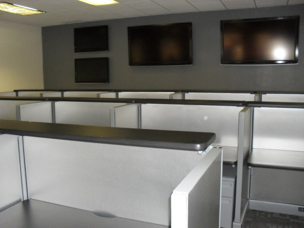 Stainless Steel Office Cubicles - Retro Office Inc