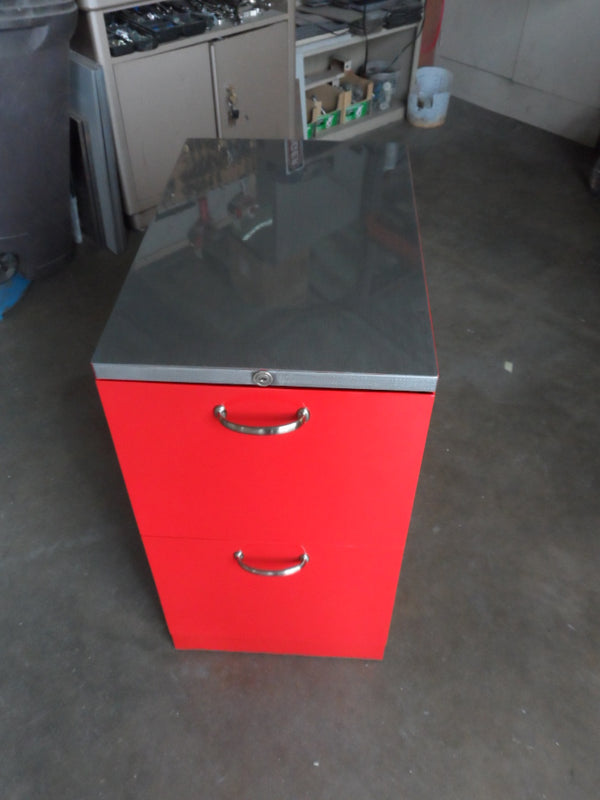 File/File Vintage Steel Pedestal - Retro Office Inc