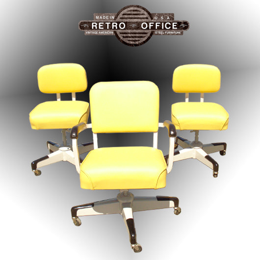 General Fireproofing Vintage Armless Steno Chair - Retro Office Inc